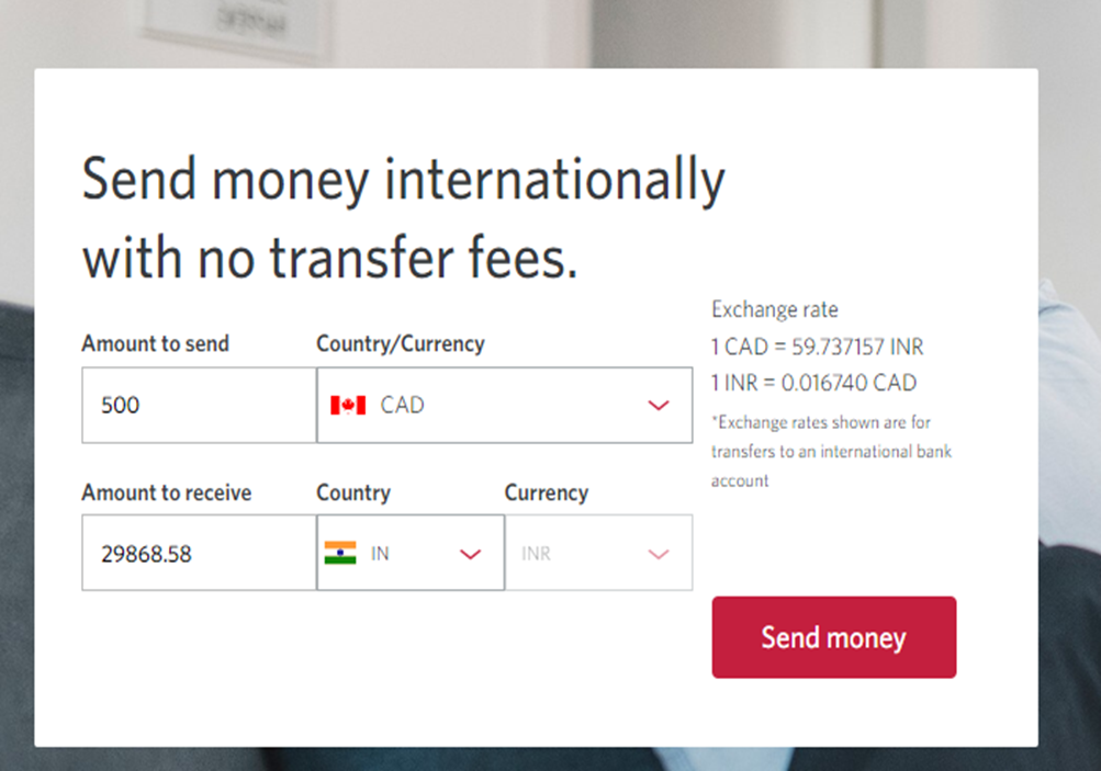 Best International Money Transfer service in Canada - Canada Neo